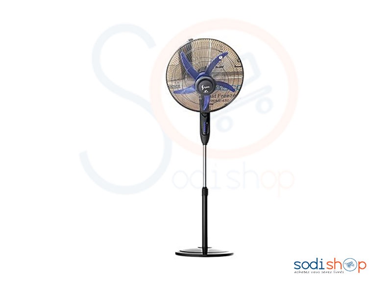 Ventilateur SYINIX FSS18N-503 à 3 Vitesses Anti-Moustique Noir Bleu ...