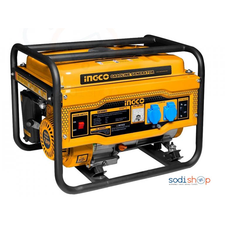 Groupe électrogène portable à essence INGCO - 2800 W - GE30005 - SodiShop