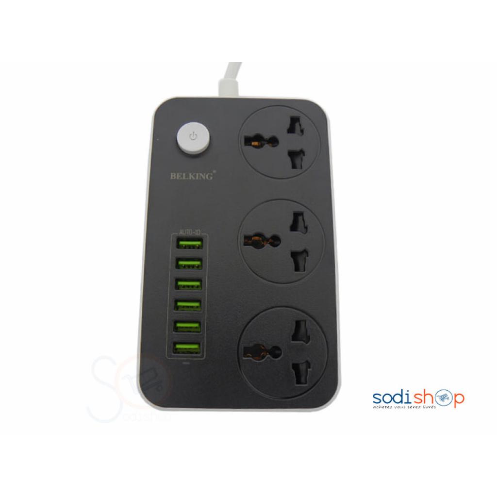 Rallonge Electrique Marque Belking 3604 Multiprise Multifonction - SodiShop