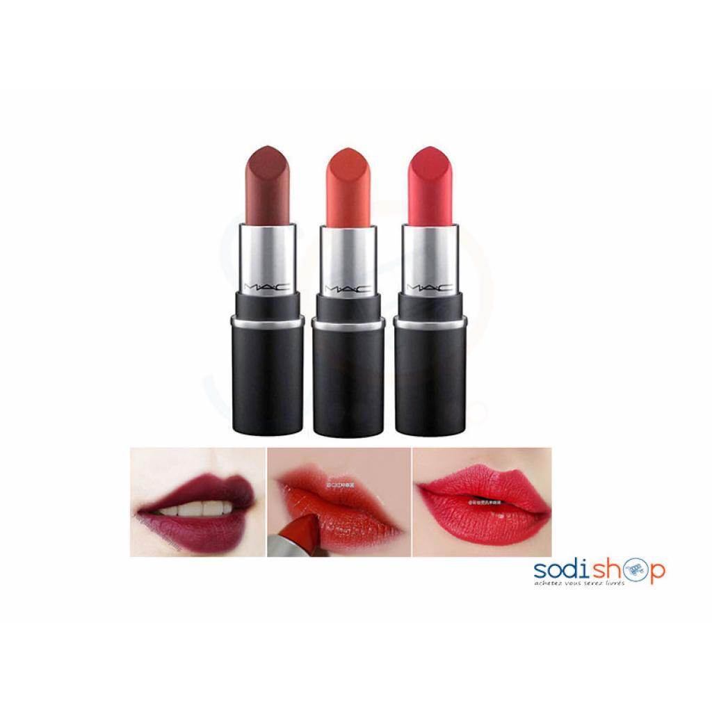 MAC Rouge à Lèvre Rouge Matte Pour Femme - SodiShop