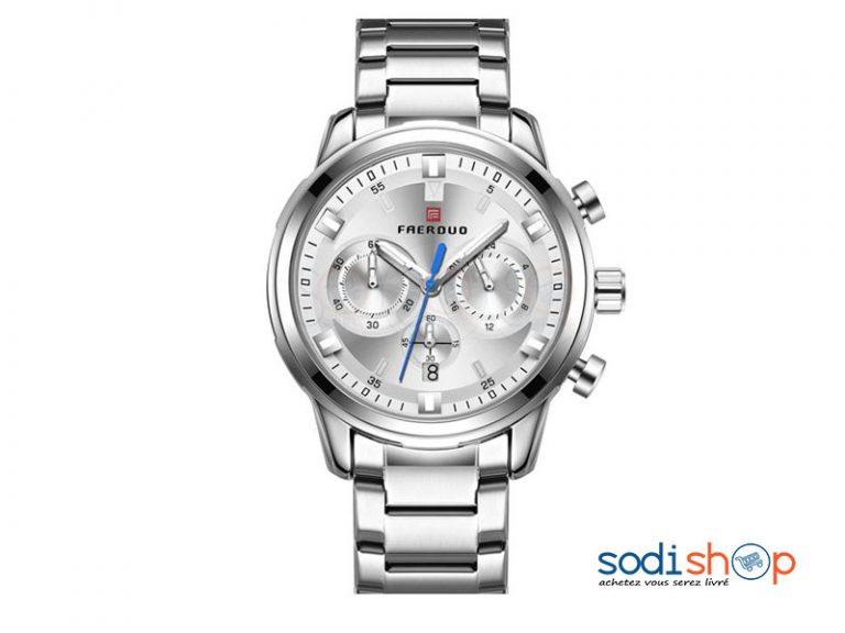 Montre Faerduo 8226 Pour Homme avec Chronographe Mouvement à quartz ...