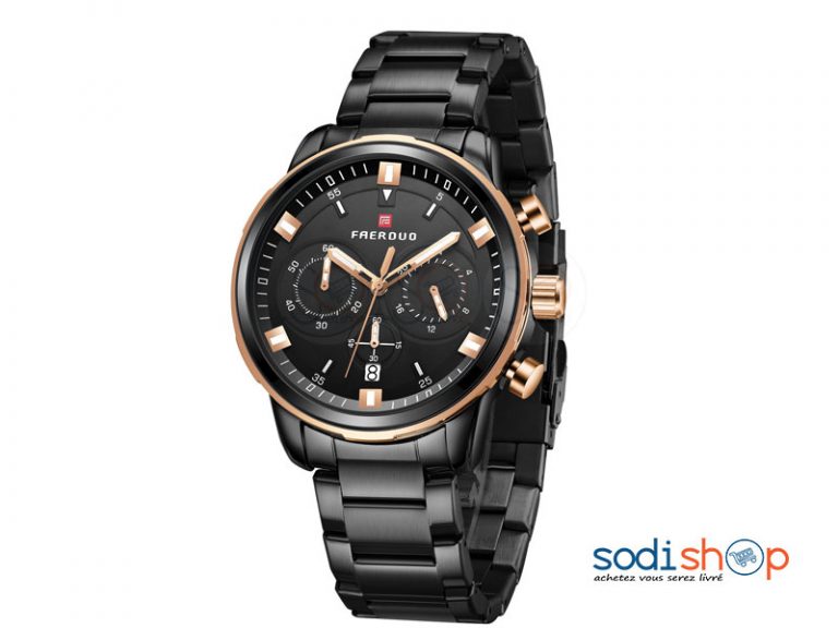 Montre Faerduo 8226 Pour Homme avec Chronographe Mouvement à quartz ...