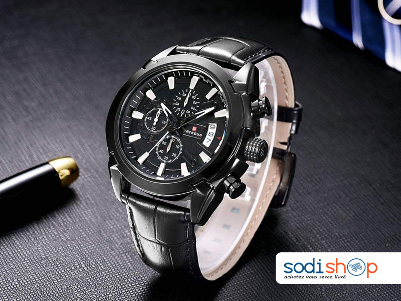 Montre FAERDUO-8201 Pour Homme Affichage Analogique Numérique SODI00 ...