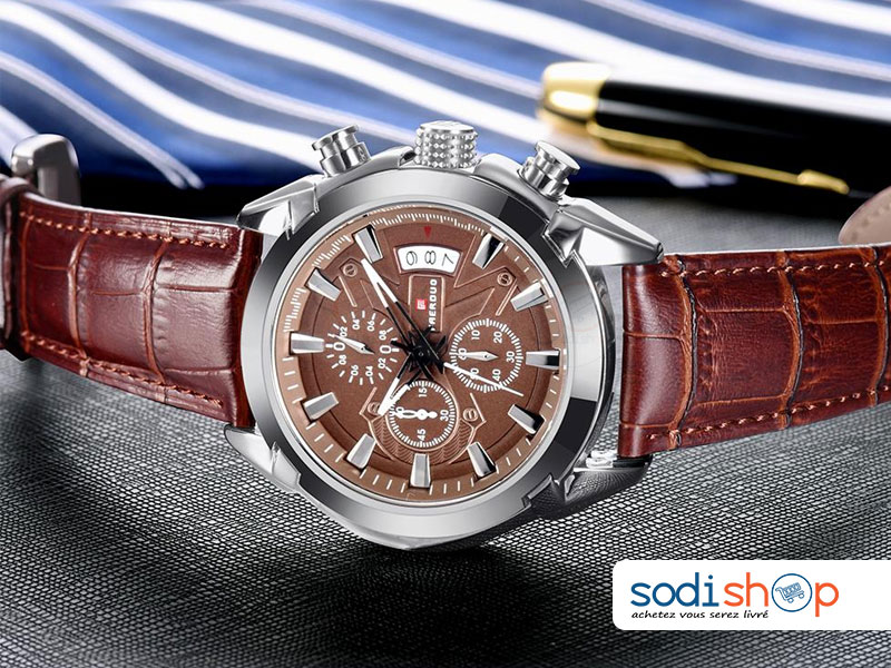 Montre FAERDUO-8201 Pour Homme Affichage Analogique Numérique SODI00 ...