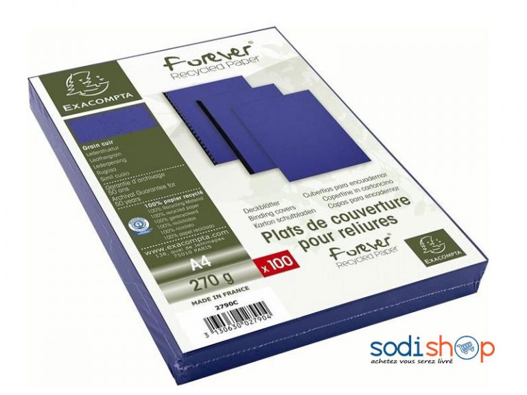 Couvertures en Carton, Format A4, Pour Reliure de Papiers - Paquet de ...