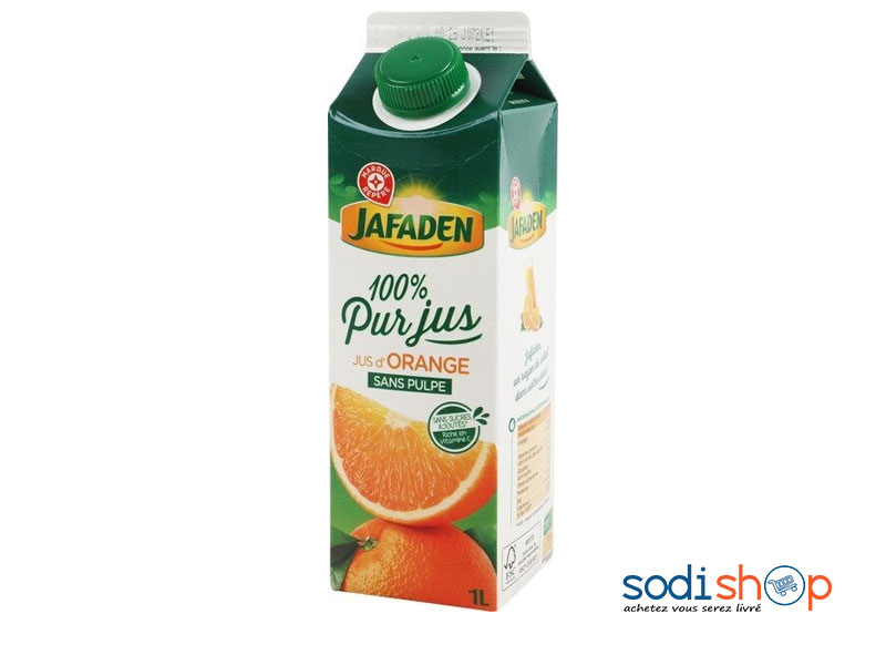 Jus de Fruit Jafaden Carton d’1L aux extrait d’Orange AT0083 - SodiShop