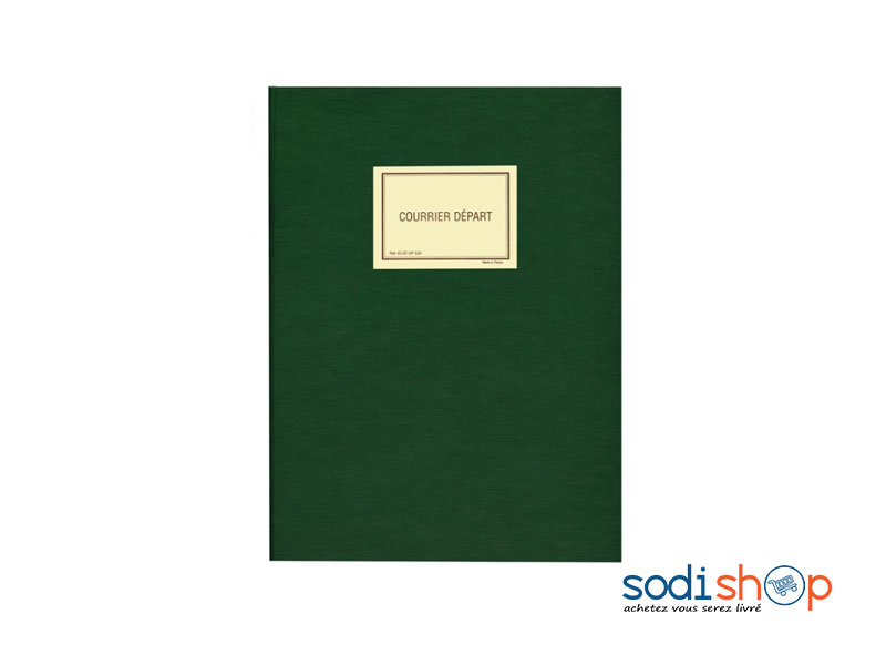 Registre d’Enregistrement, Courrier Départ, Couverture Rigide - 150 ...