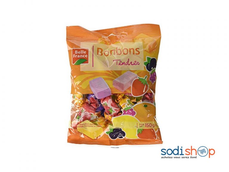 Paquet de Bonbons Fruité Tendres Belle France 150g MMD0085 - SodiShop