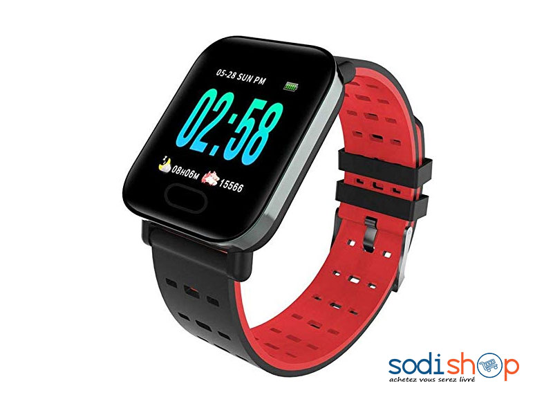 Montre Intelligent Smart Watch A6 Couleur Noire Écran Tactile Sodi00 ...