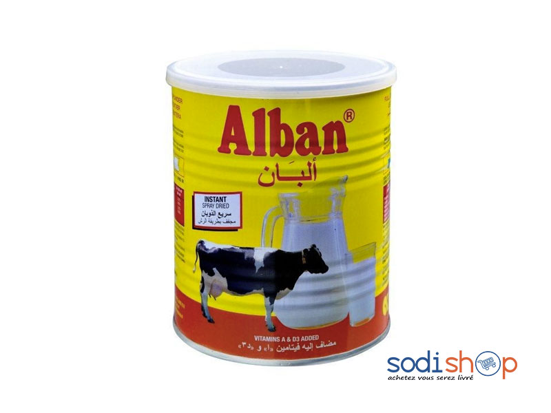 Boite de Lait en Poudre Instantanée Alban 400g KF00116 - SodiShop