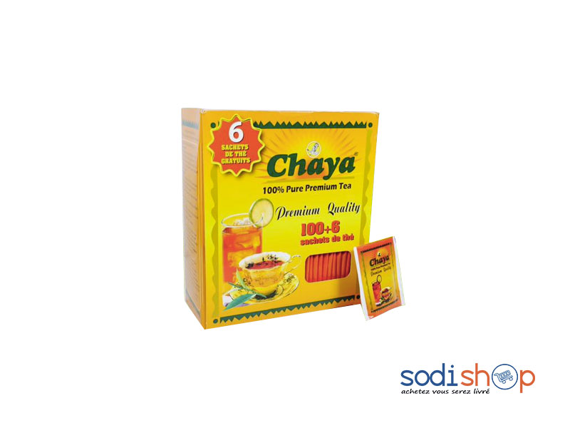 Thé Chaya Premium Quality 100%Pur - Paquet de 106 Sachet KF00116 - SodiShop
