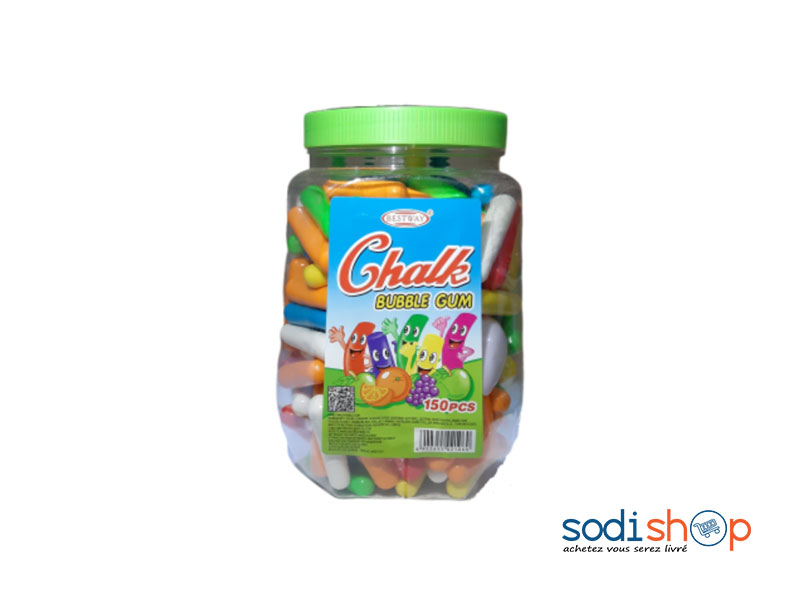 Chewing Gum CHALK - Boîte De 150 PCS KF00116 - SodiShop