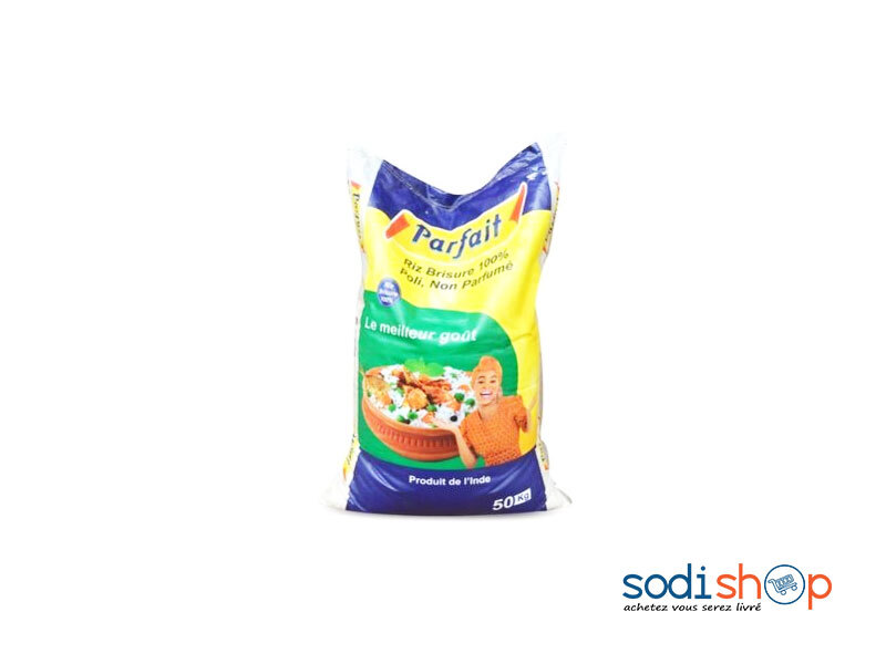 Sac de Riz Parfait 100% Brisure et Poli - Non Parfumé 50Kg SA00127 ...