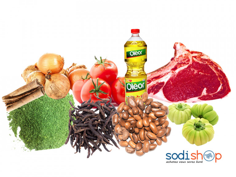 Panier Ménagère Sauce Fakoye à la Viande pour 5 Personnes - SodiShop