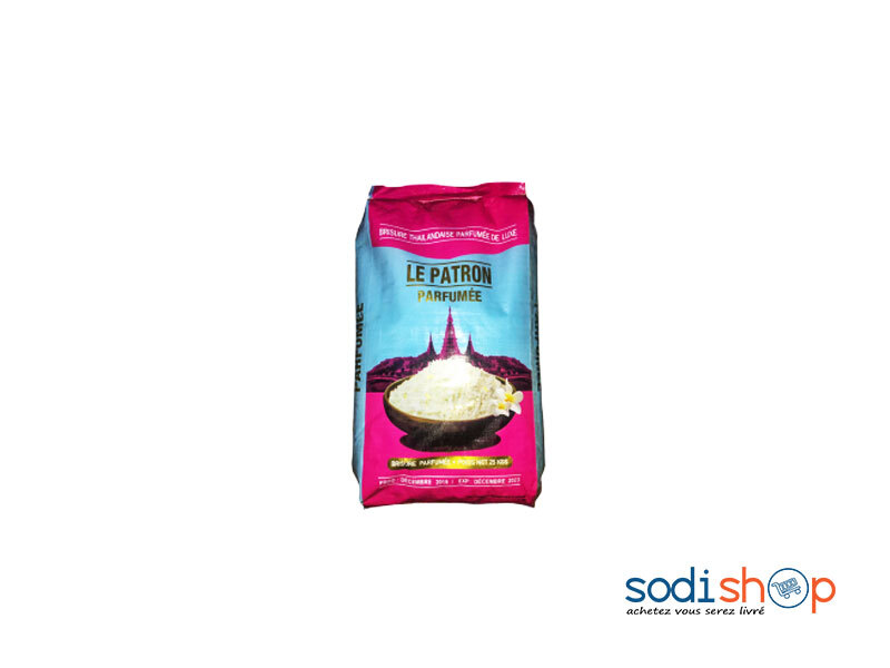 Sac de Riz Brisure Le Patron - Long Grain Parfumé 50Kg SA00127 - SodiShop