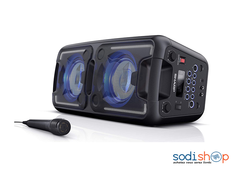 Speaker PS-920 Sharp Enceinte Bluetooth Audio et Karaoké SHA0027 - SodiShop