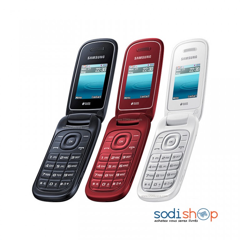 Téléphone Portable à Clapet Samsung GT-E1272 Dual SIM - Simple Ecran ...