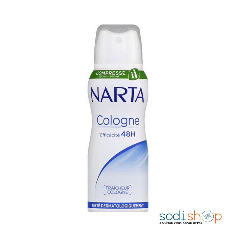 Narta Cologne Déodorant Compressé Fraîcheur Cologne Pour Femme ...