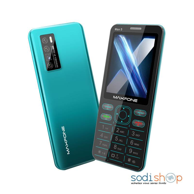 MAXFONE 5 - Téléphone Portable Dual SIM Camera Radio FM MA0016 - SodiShop