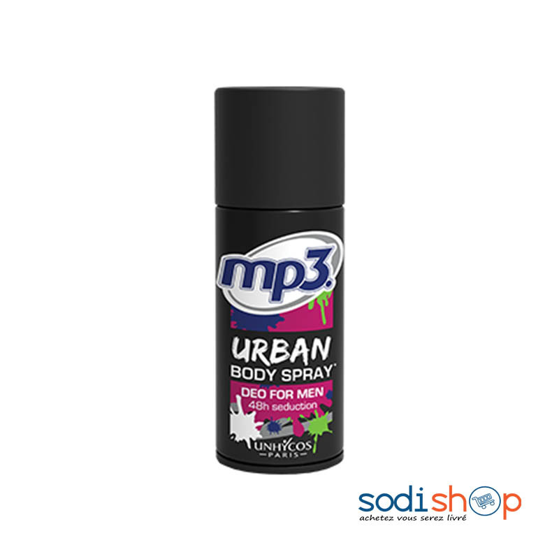 MP3 Urban Déodorant Spray 24H - Parfum 150ml Pour Homme BLD00171 - SodiShop