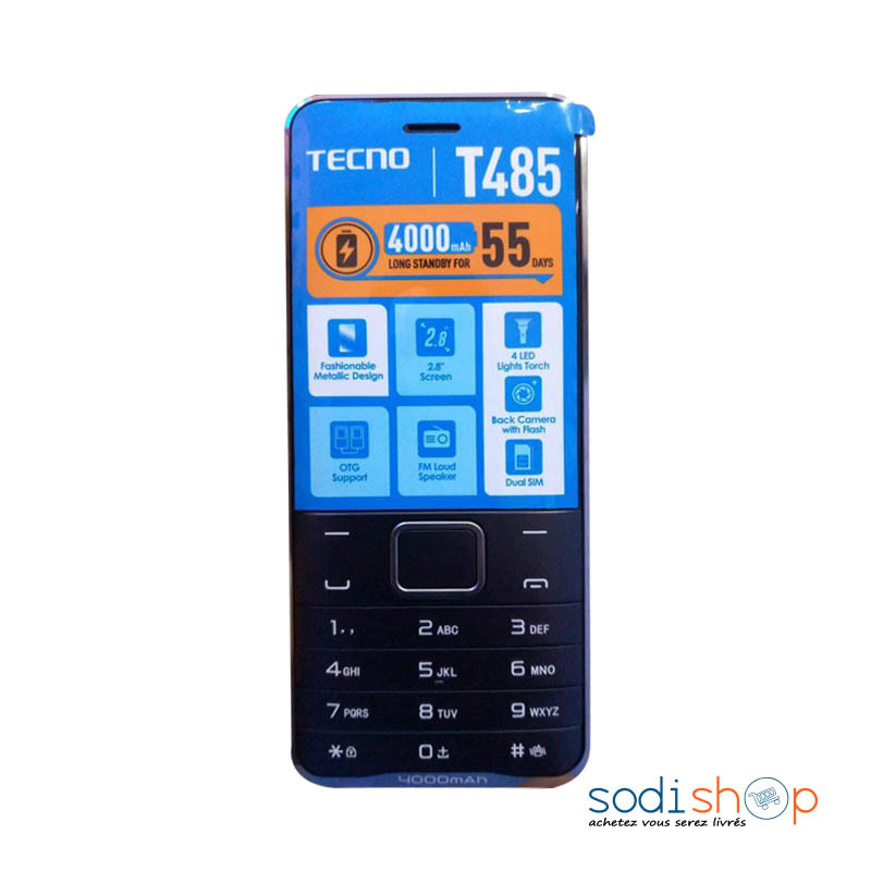Téléphone Portable Tecno T485 - Dual SIM Facebook 4000mAh Camera Avec ...