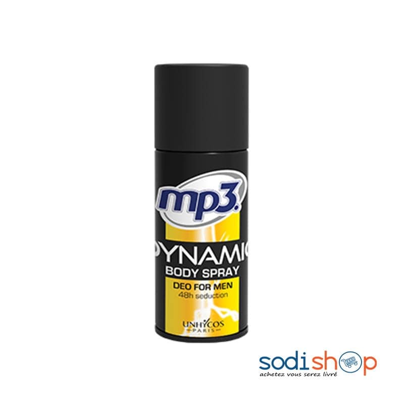 Déodorant MP3 Dynamic Spray 150ml - Parfum 24H BLD00171 - SodiShop