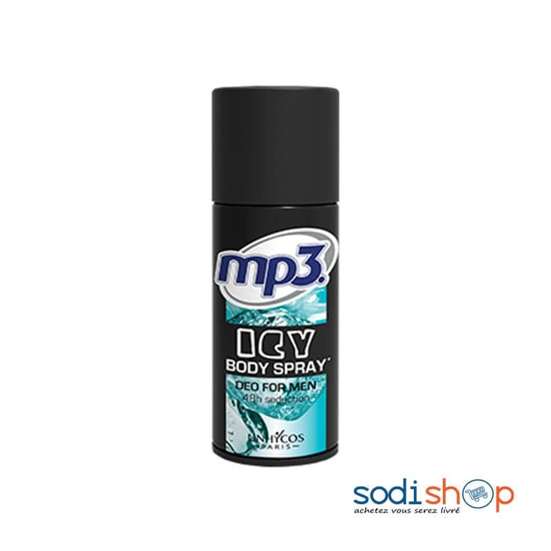 Déodorant MP3 ICY Spray 150ml - Parfum 48H BLD00171 - SodiShop