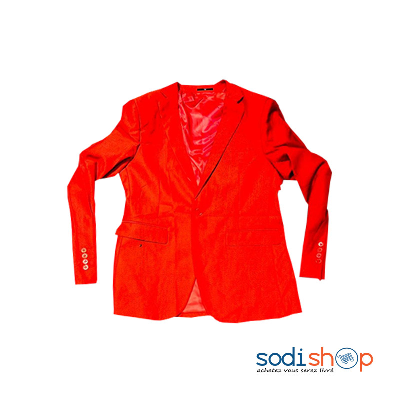 Blazer Couleur Rouge - Veste de Soirée Pour Homme BTI00171 - SodiShop