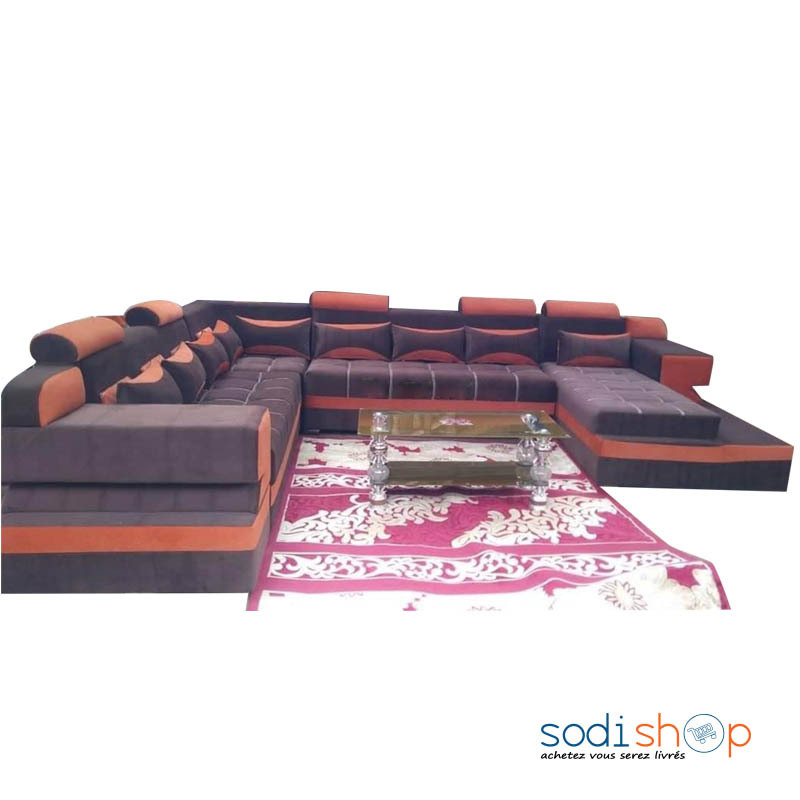 Fauteuils Modernes Salon Complet 7 Grandes Places avec Chaise ...