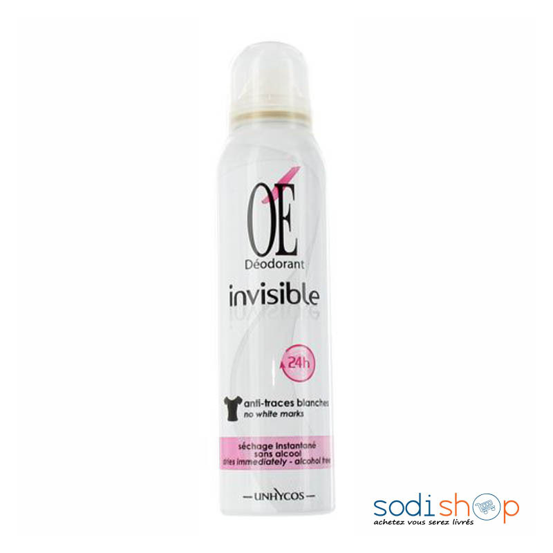 Déodorant OE Invisible Anti-Trace Anti-Transpirant Parfum 48h - Spray ...
