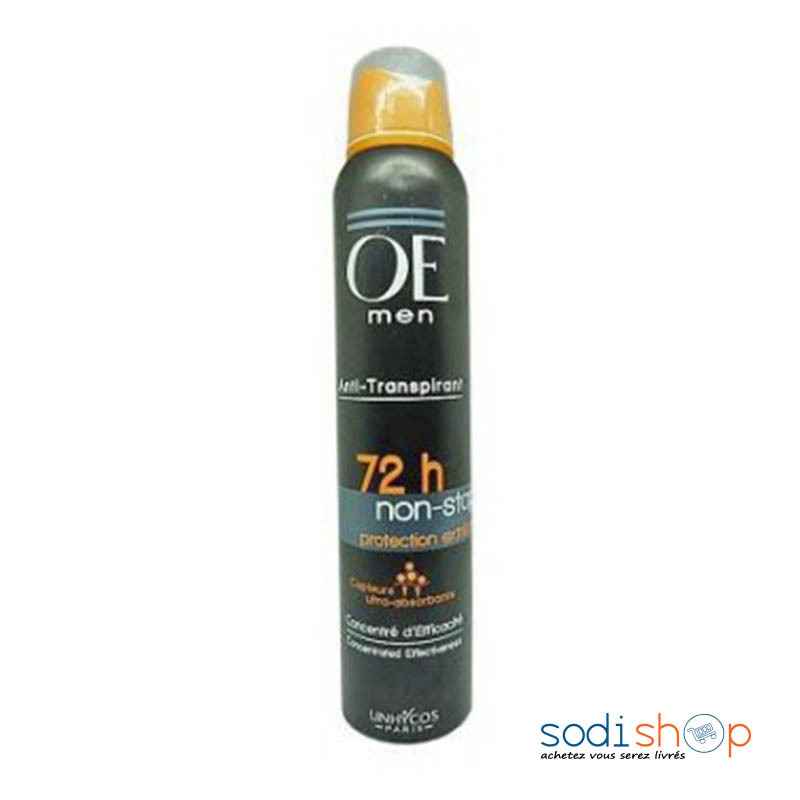 Déodorant Spray OE Men NON-STOP 72H - Parfum Original & Essentiel 200ml ...