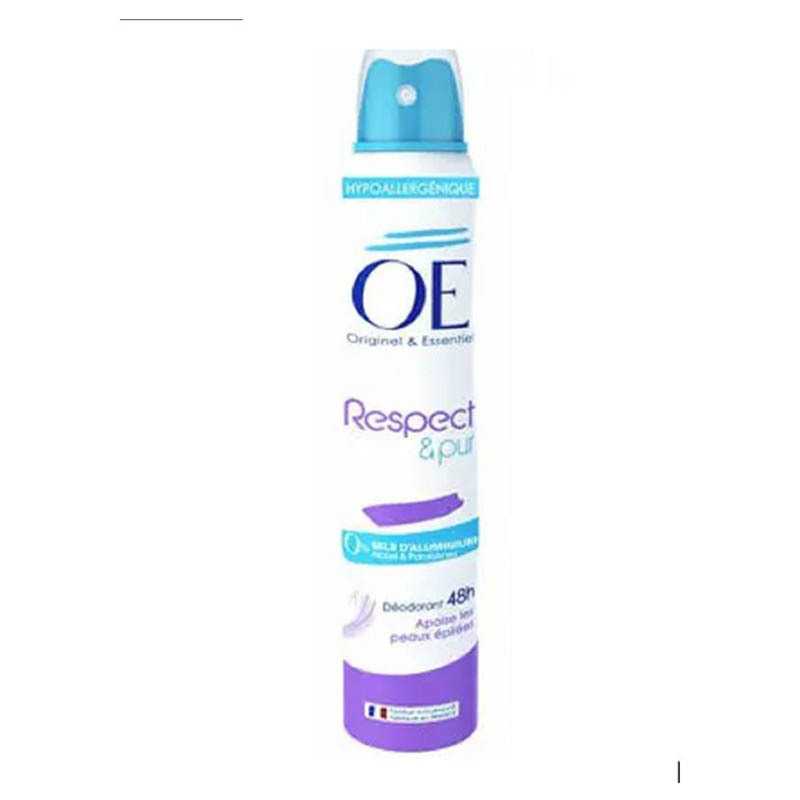 OE Respect & Pur Déodorant Pour Femme - Parfum 24h Original & Essentiel ...