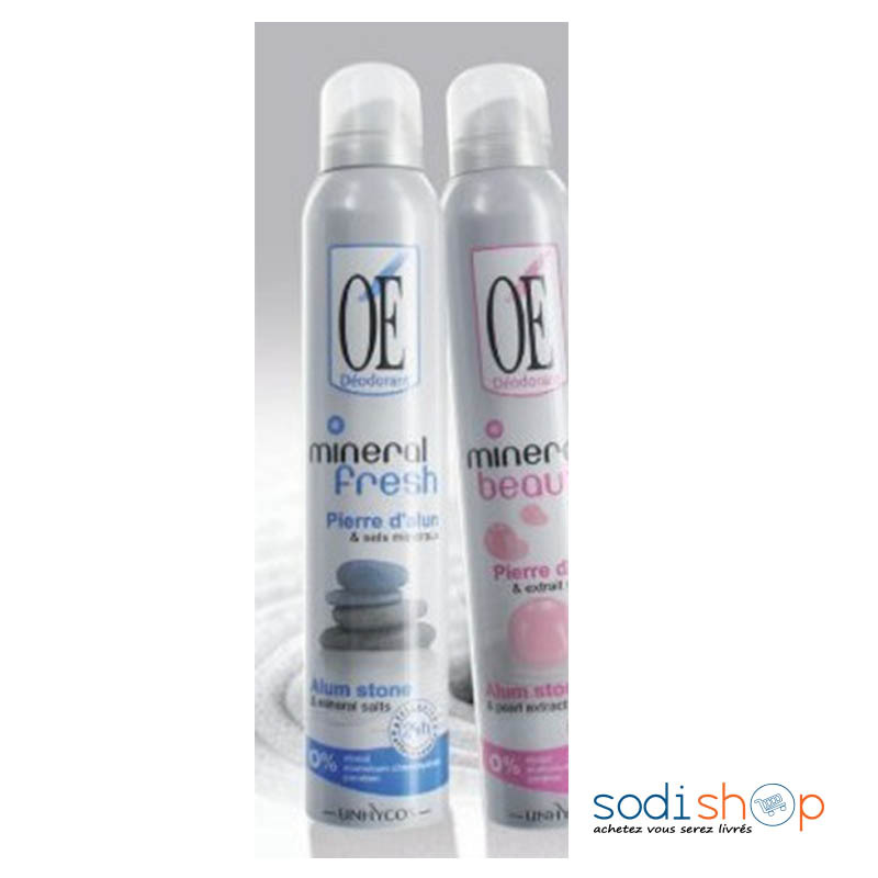 OE Minéral Fresh Déodorant Pour Femme - Parfum 24h Original & Essentiel ...