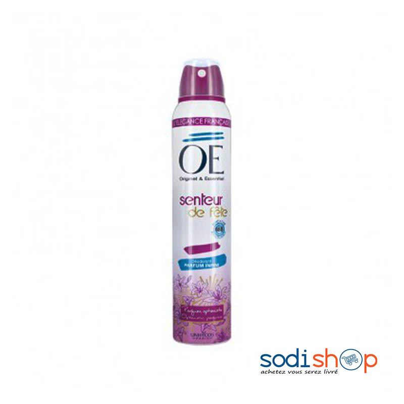 Déodorant Parfumé OE Senteur de Fête Pour Femme - Parfum 48h Original ...