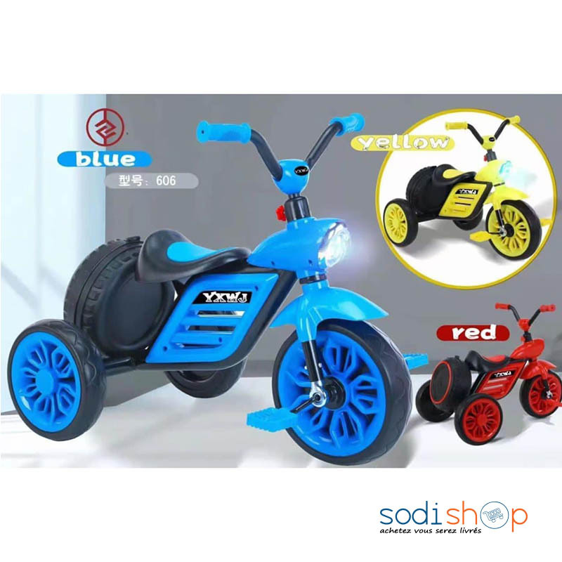 Vélo à 3 Roues - Tricycle Pour Enfant avec Lumière LED MDD00182 - SodiShop