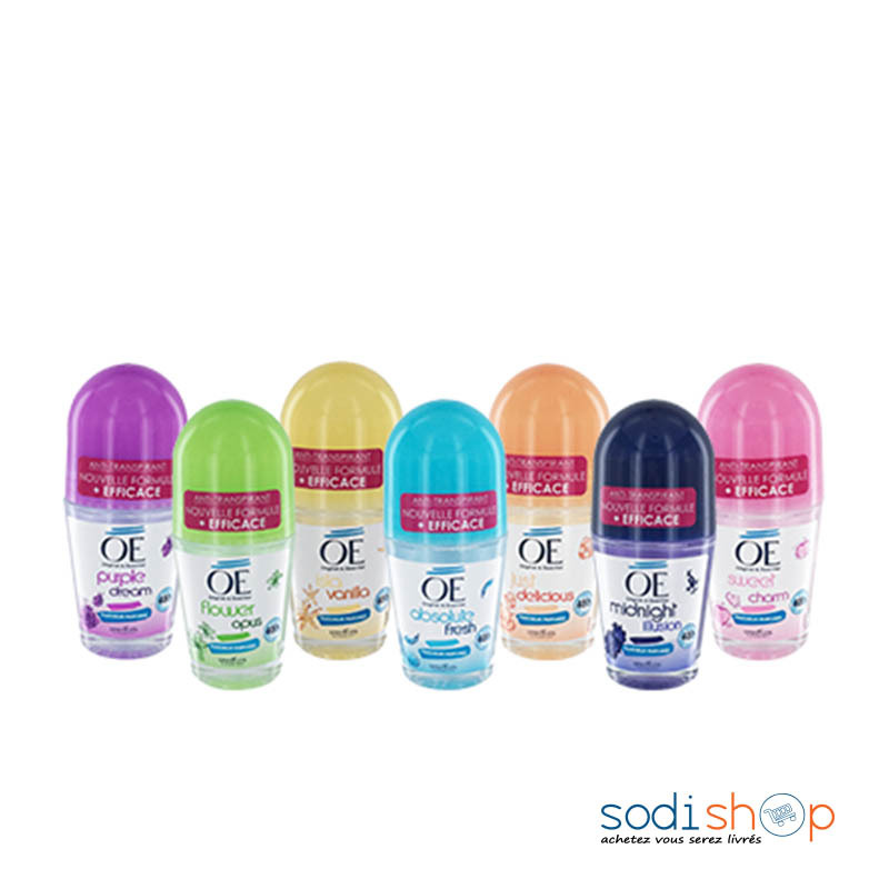 Roll-on Anti-Transpirant OE Flower Opus 50ml - Déodorant à Bille ...