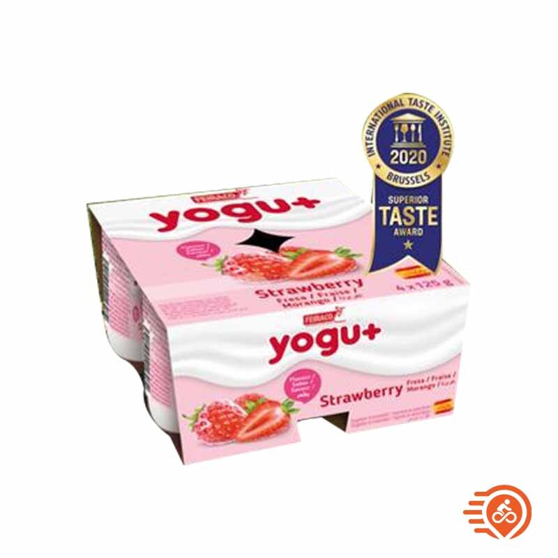 Yaourt à la Fraise Yogu+ Strawberry 500g MRM00229 - SodiShop