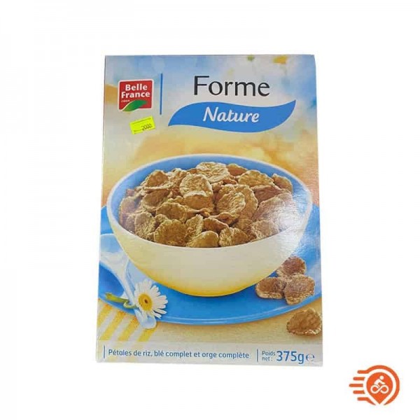 Céréales Corn Flakes Forme Nature Petale de Riz et Blé 375G Belle ...
