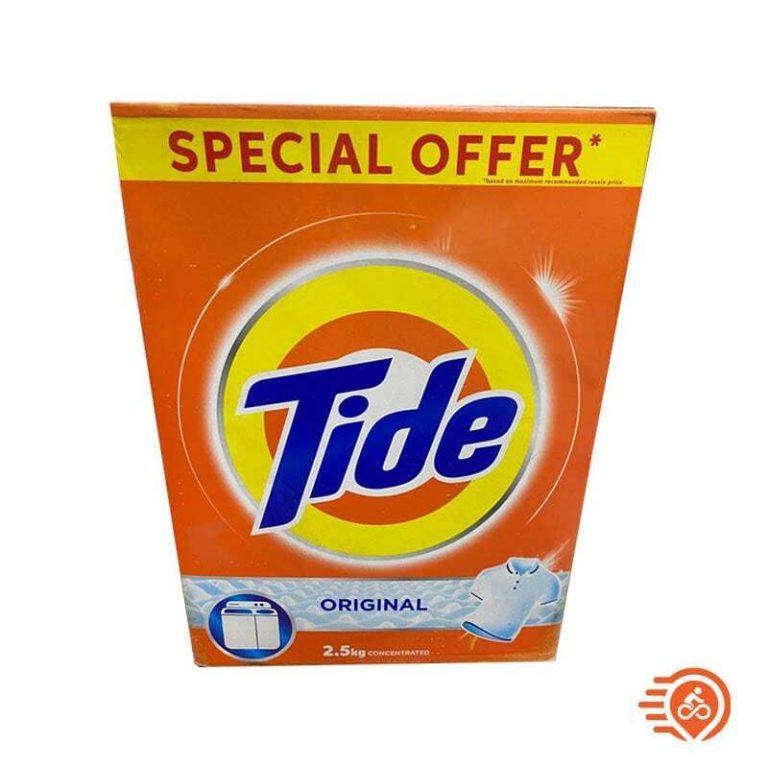 Tide Original 2.5Kg Détergent en Poudre Pour Lessive Savon au Parfum ...