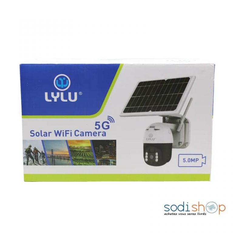 Caméra de Surveillance Solaire Extérieure Lylu Solar Wifi Camera 5G ...