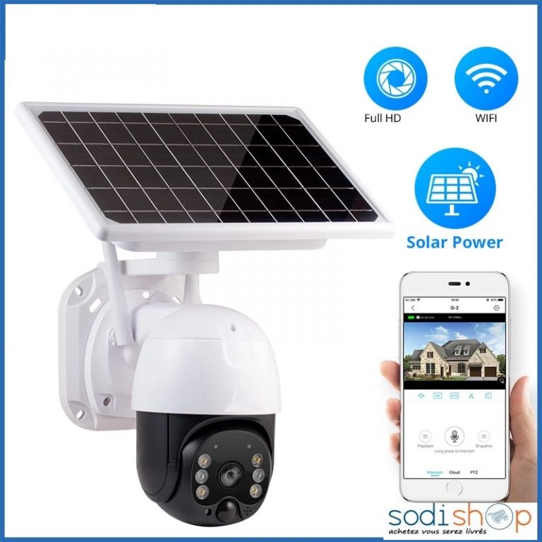 Caméra de Surveillance Solaire Extérieure Lylu Solar Wifi Camera 5G ...