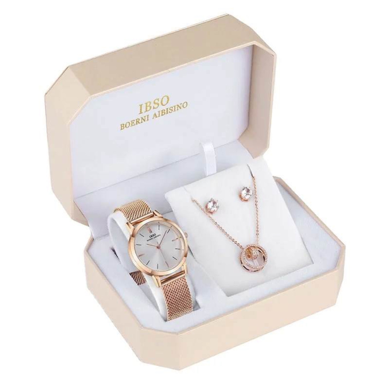 Accessoire de Luxe - Coffret Cadeau IBSO Pour Femme Couleur Or MS00933 ...