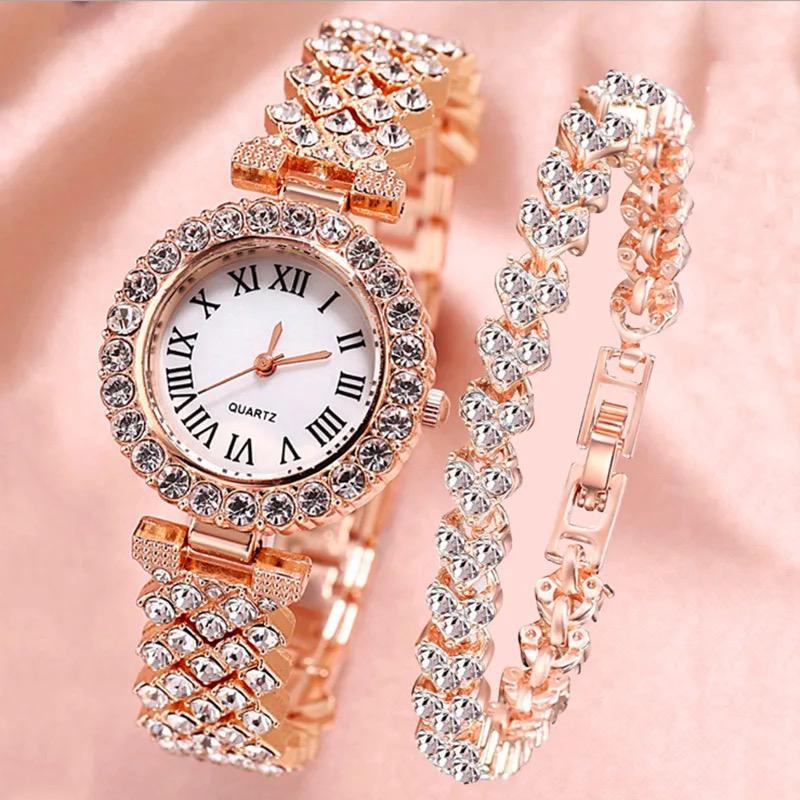 Coffret Cadeau Pour Femme – Montre et Bracelet Accessoire de Luxe ...