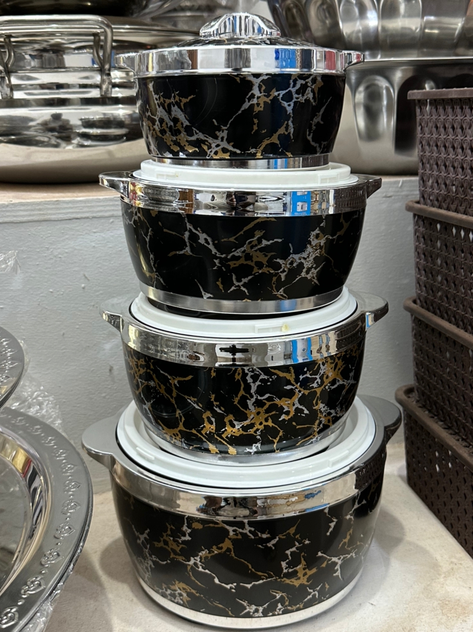 Ustensiles de Cuisine Tasses en Thermos Conservatrice de Chaleur 4PCS ...