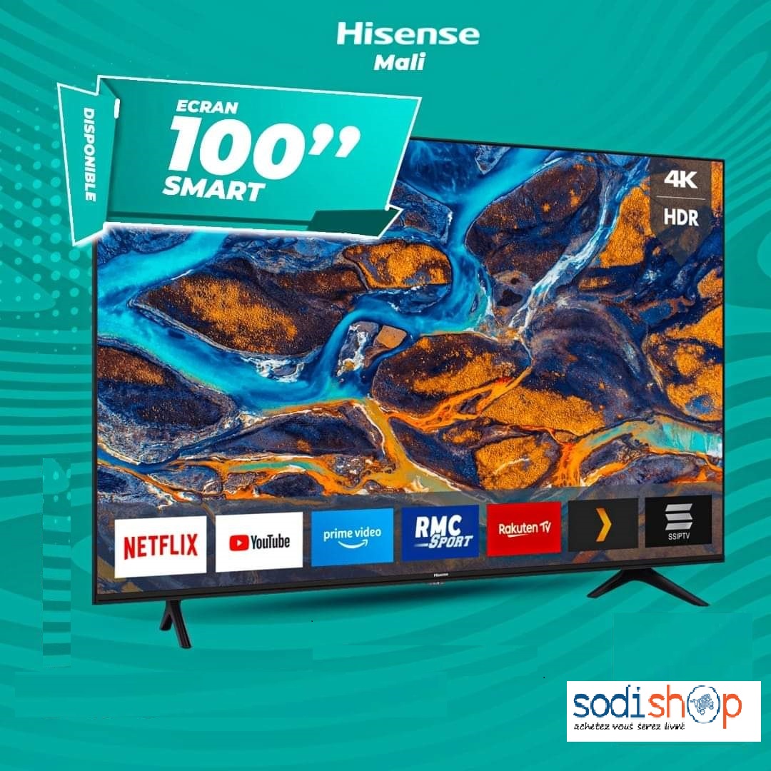SMART TELEVISEUR HISENSE 100 POUCES 4K HDR MT00846 - SodiShop