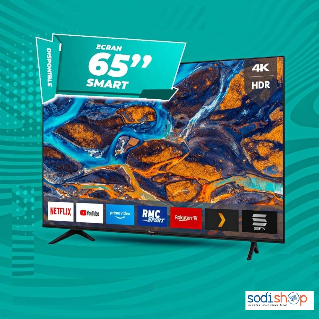 SMART TELEVISEUR HISENSE 65 POUCES 4K HDR MT00846 - SodiShop