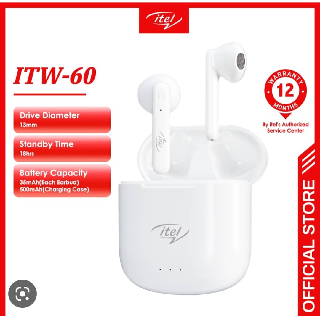 Airpod Serie ITW-60 De Marque Itel Très Confortable AB00339 - SodiShop