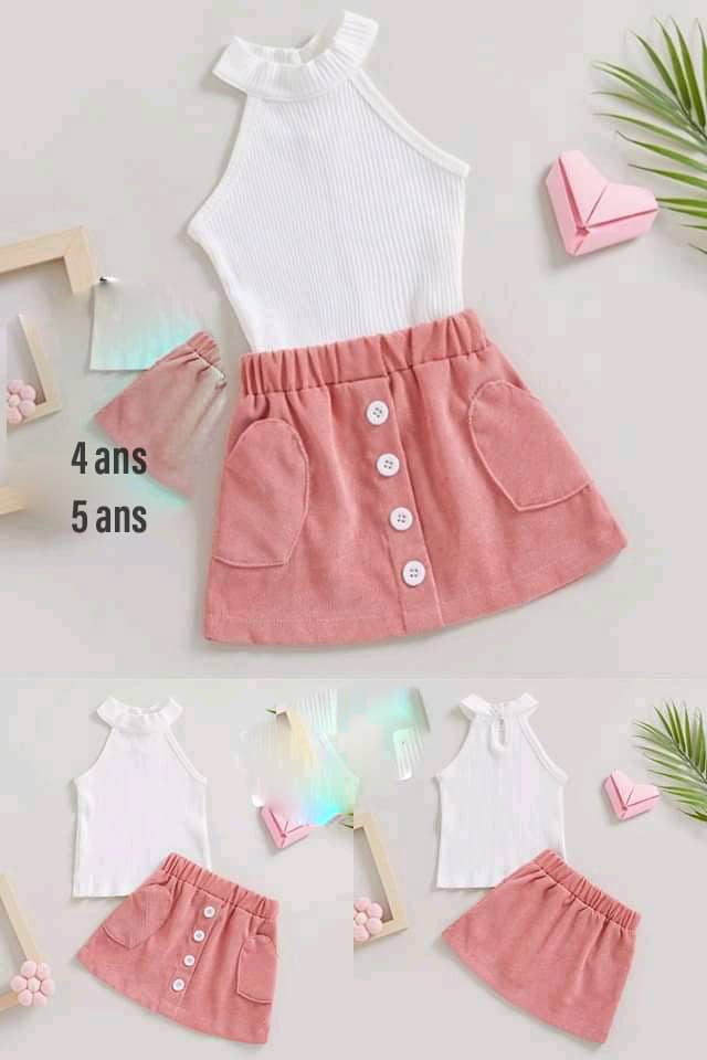Ensemble de vêtements Pour Enfant 2 pièces 4 à 5 ans DD0074 - SodiShop