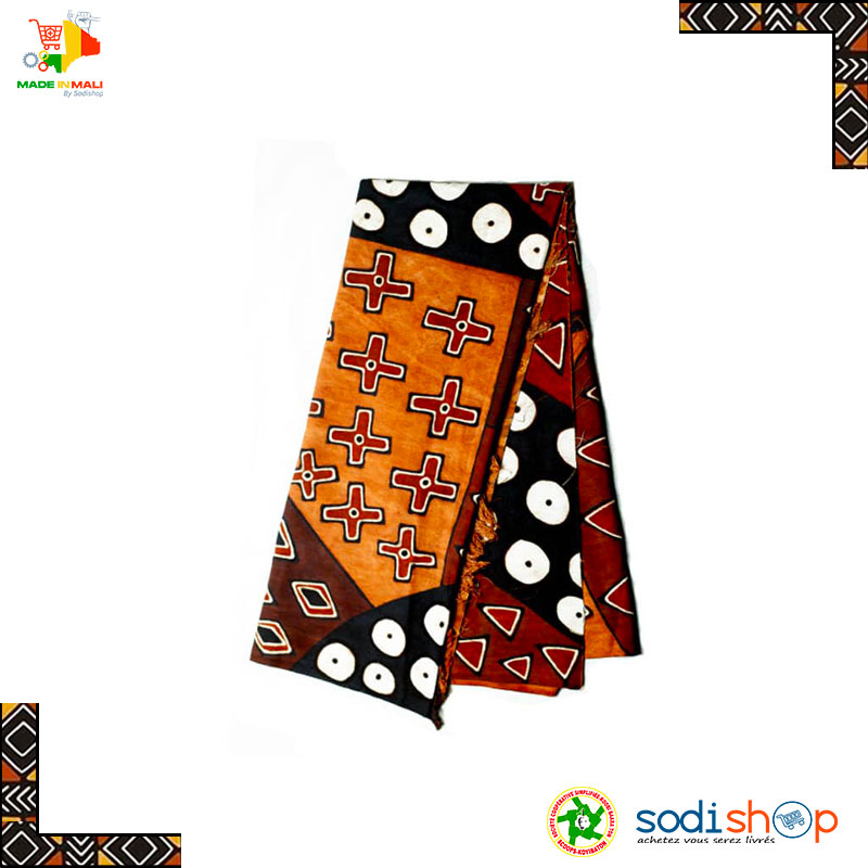 Bogolan Made in Mali 100% Authentique en Coton Naturel - 1 Mètre ...