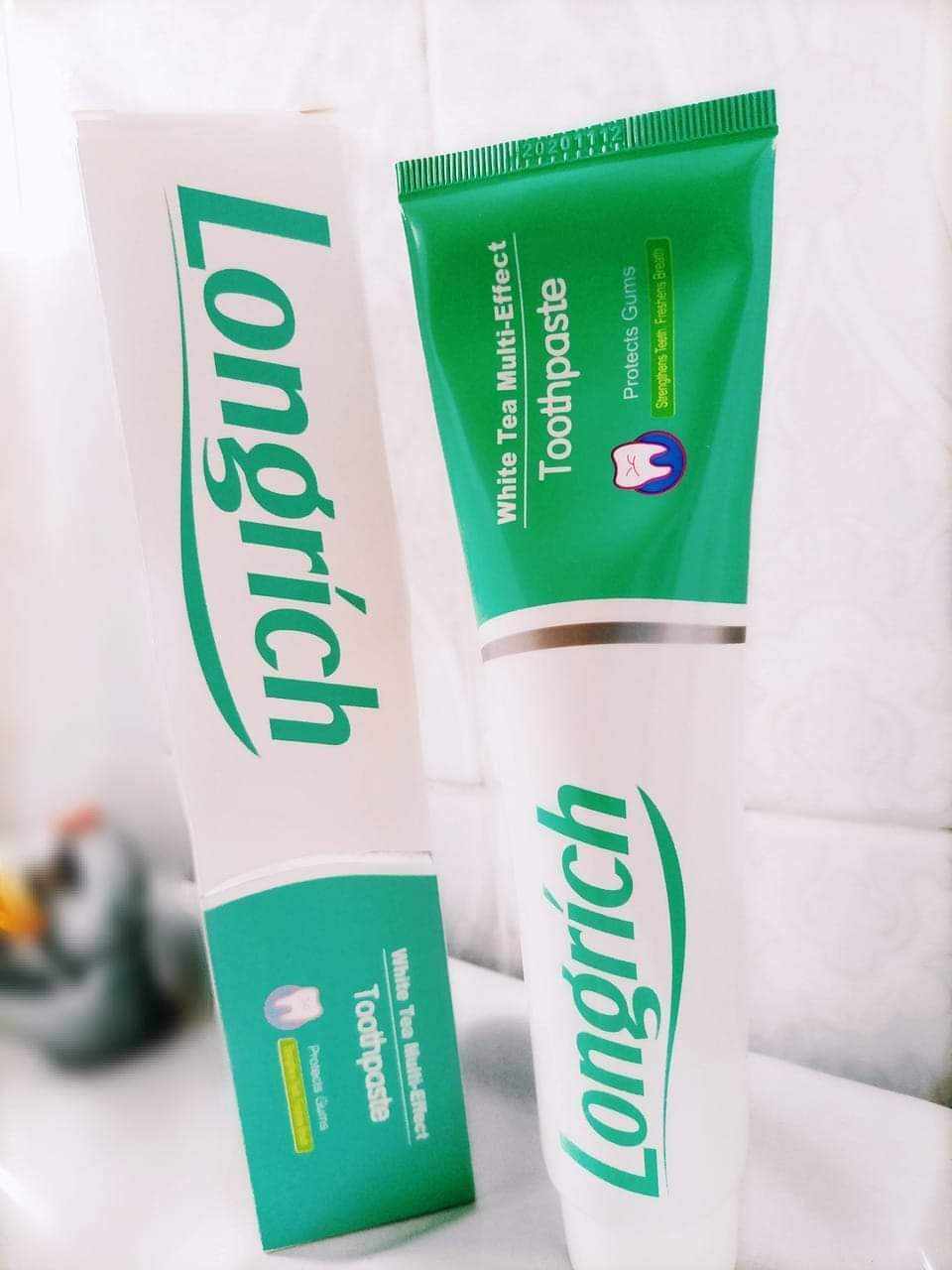 Pâte dentifrice au thé blanc de longrich 200g - SodiShop